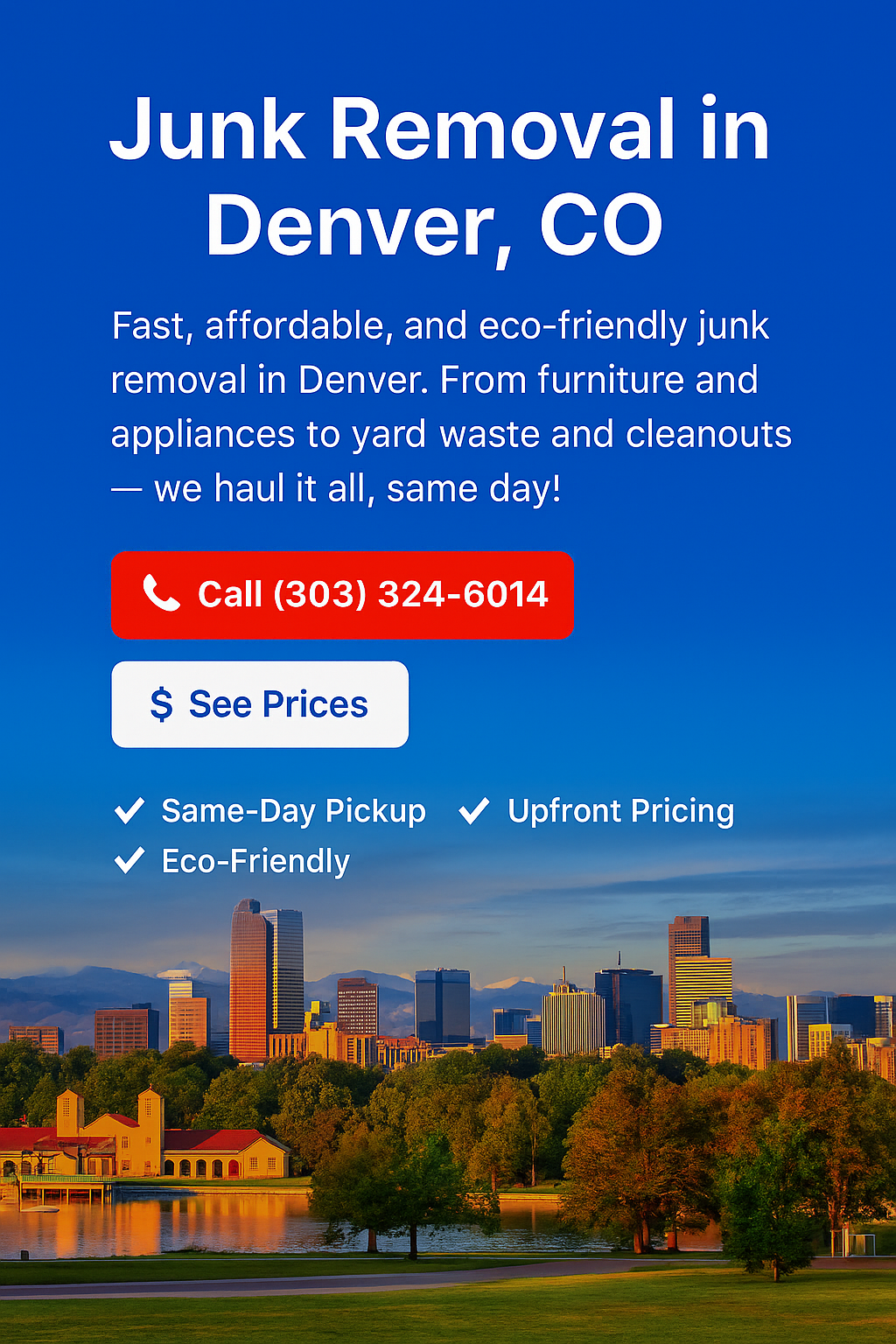 Junk Removal Services Denver | 7 Days a Week, Same-Day Pickup (2026)